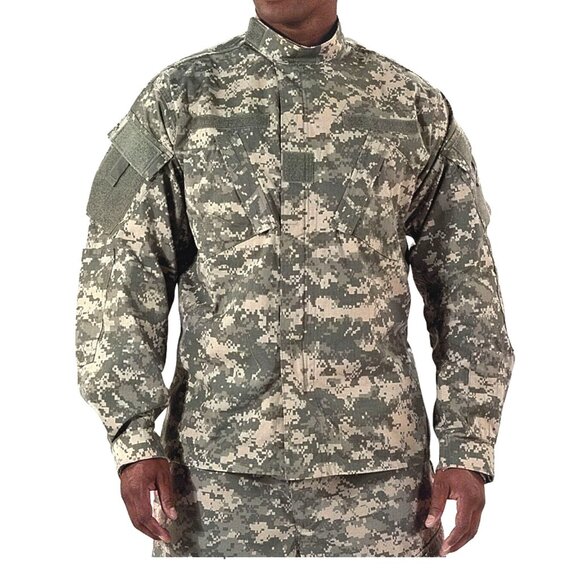 Rothco | Shirts | Acu Digital Camo Shirt Army Combat Uniform Coat ...